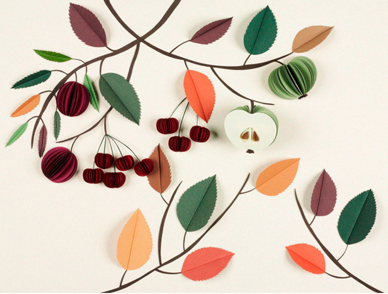 Geniales trabajos con papel. Diseño en Papel.