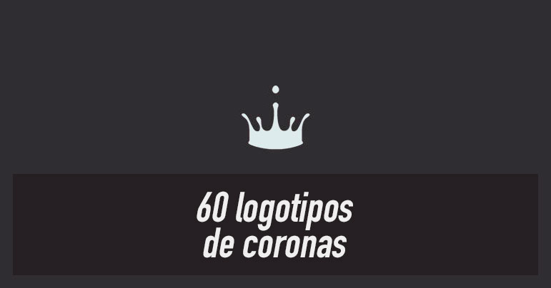 60 logos de coronas - Diseño de logotipos